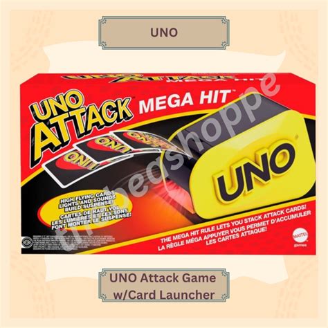 Mattel Games Uno Attack Game With Card Launcher Shopee Philippines