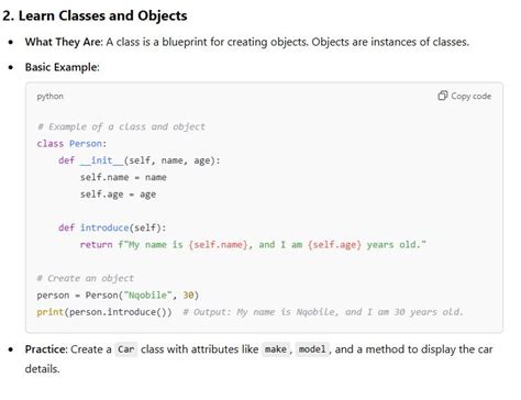 Nqobile Muleya On Linkedin Classes Objects Learnpython Python
