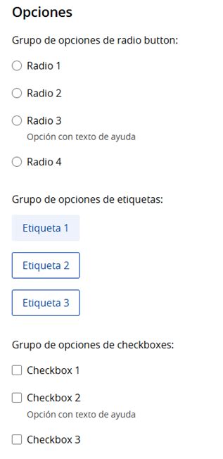 Combos Checkboxes Y Radiobuttons Agencia De Gobierno Electrónico Y Sociedad De La Información