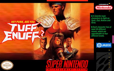 Tuff E Nuff Snes Na Custom Boxart By Sonicalexanderdx97 On Deviantart