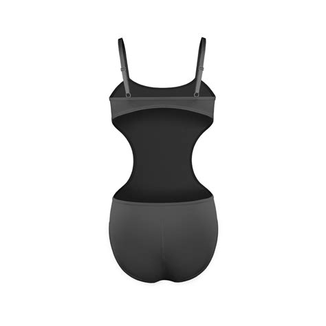 Hottie Diary Cutout Side Solid Backless Bodysuit Shapewear Seamless