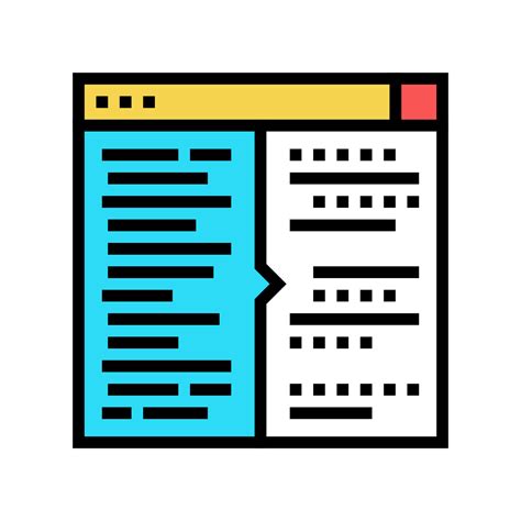 Code Testing Color Icon Vector Illustration Vector Art At Vecteezy