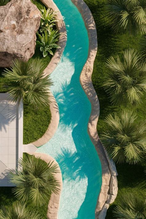 25 Lazy River Ideas To Elevate Your Backyard Experience In 2024 Backyard Lazy River Backyard