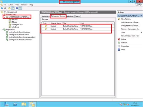 configuring dfs in windows server 2012 mcse mcsa exam 70 411