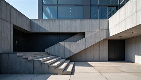 Free Angular Concrete Composition Photo Brutalist Concrete