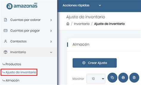 Ajuste De Inventario Software De Facturaci N Electr Nica Btw Erp