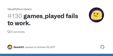 Games Played Fails To Work Issue Valvepython Steam Github