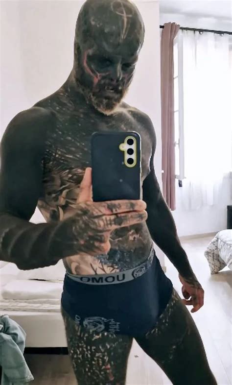 Body Modification Fan On Mission To Turn Into Black Alien Makes Wild
