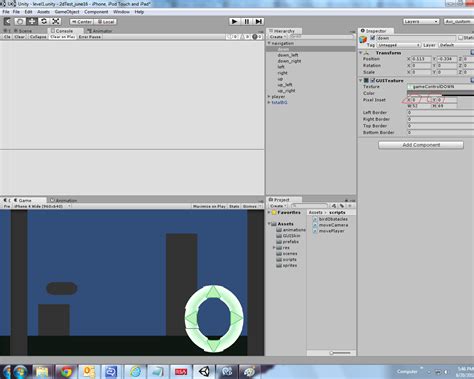 2d Unity Multiple Guitextures Placing Together Breaking Up In