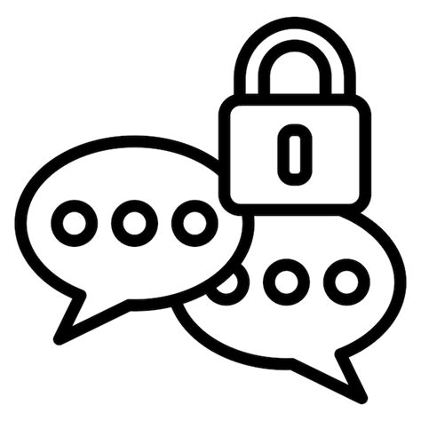 Premium Vector Secure Communication Icon Vector Image Can Be Used For Information Security