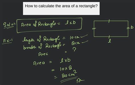 How To Calculate The Area Of A Rectangle Filo