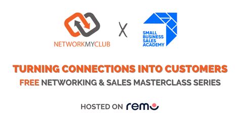 Masterclass Series Networking Sales Network My Club