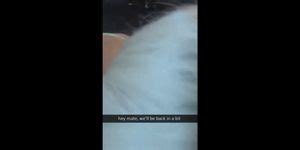 Snapchat GF And Lover Message Her BF Porn Videos