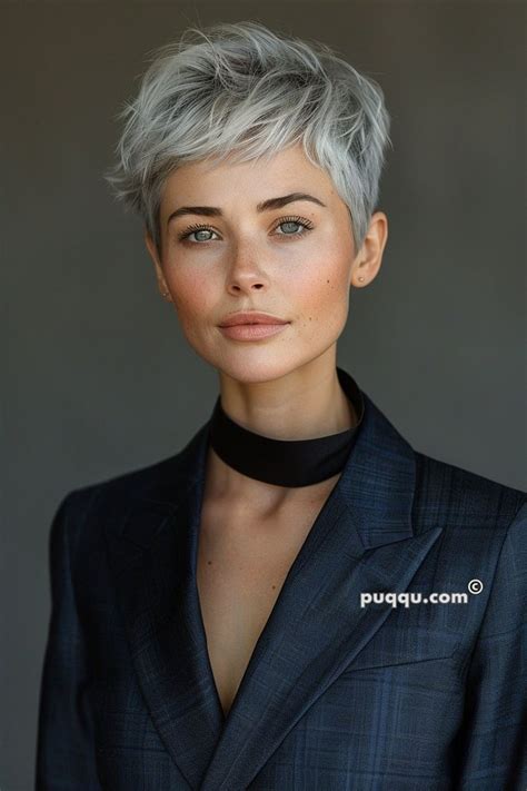 Stunning Pixie Haircuts To Rock Your Gray Hair Puqqu In 2024 Pixie