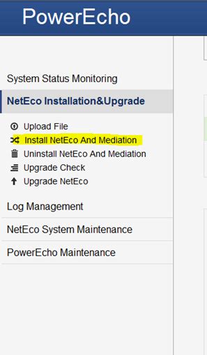 Imanager Neteco V600r007c60 First Installation Abnormal Menu And Error On Power Echo Huawei