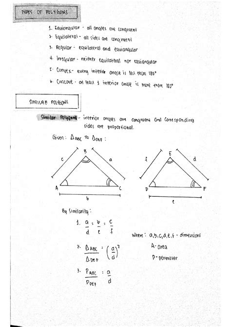 Solution Plane Geometry Formulas Summary Studypool Solution Plane Geometry Formulas Summary Studypool