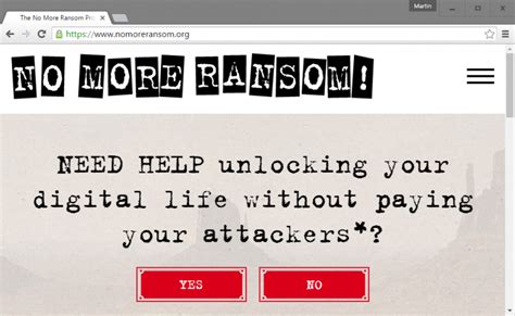 no more ransom anti ransomware help site ghacks tech news
