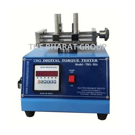 Digital Bottle Cap Torque Tester Capacity 50 Kgcm Tbg 50tqta At Rs