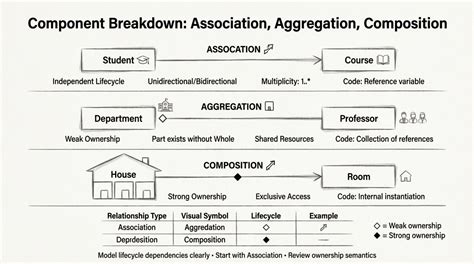 Uml Relationships Explained Association Aggregation And Composition 📐