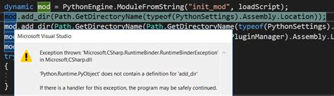 Some Wrong In Python Runtime Issue Pythonnet Pythonnet Github