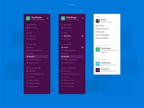 Slack Redesign Behance