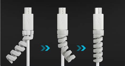 Силиконовая защита для зарядного кабеля и провода наушников, насадка ...