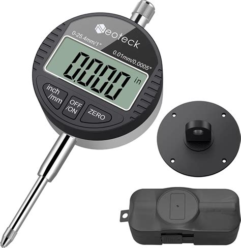 Neoteck DTI Digital Dial Indicator 0 01 0 0005 Digital Probe Indicator Dial Test Gauge Range 0