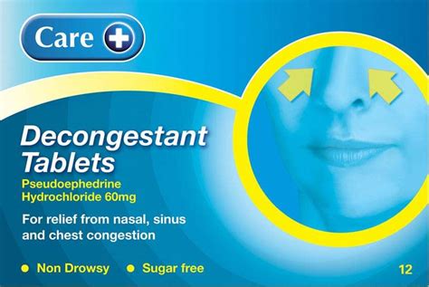 Care Decongestant Tablets Pack Of 12 Welzo Welzo