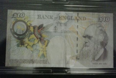 Original Banksy Difaced Tenner Note Acrylic Case Very Rare 470682234