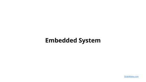 Embedded System And General Computing System Pdf