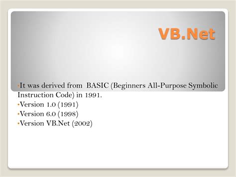 PPT Visual Programming PowerPoint Presentation Free Download ID