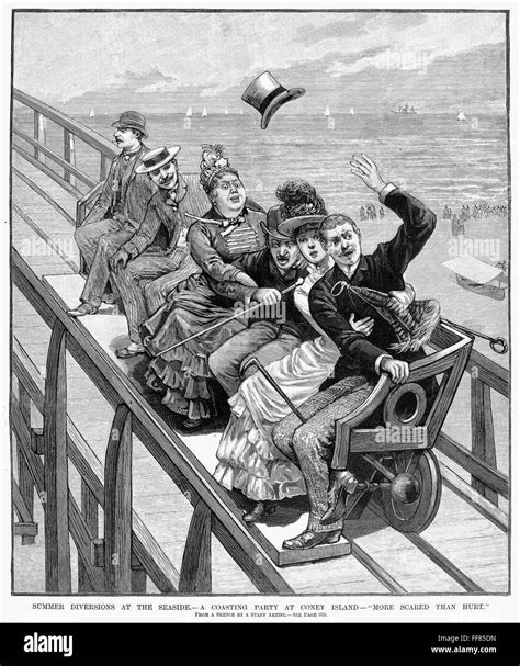 Switchback Railway 1886 Nthe First Roller Coaster In The United