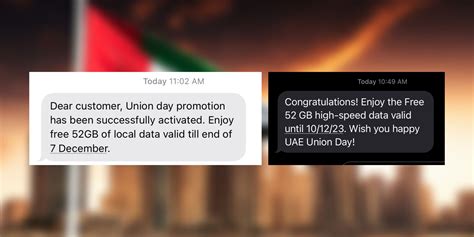 Telecom Operators T 52gb Of Free Mobile Data In Celebration Of The 52nd Uae National Day