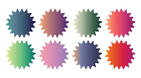 Gradient Color Palette 44800255 Vector Art At Vecteezy