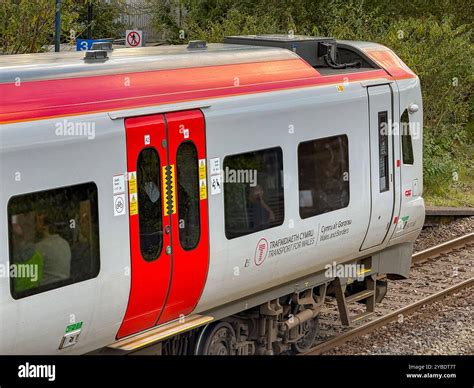 Pontyclun Wales 1 October 2024 Close Up View Of The Side Of A