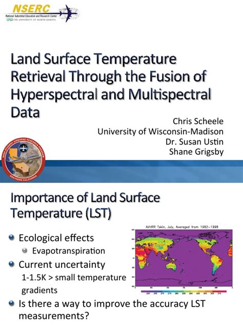 Pdf Land Surface Temperature Retrieval Through The Synthesis Of Hyperspectral And