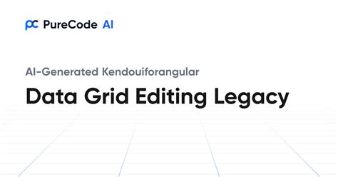 build great kendouiforangular data grid editing legacy components