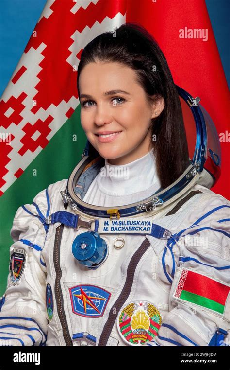 Soyuz Ms 25 Prime Crew Sokol Suit Portrait Marina Vasilevskaya