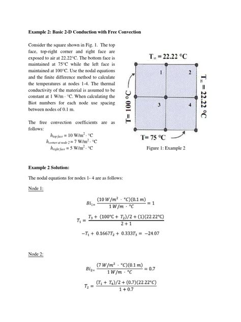 Pdf Part 2 Example 2 Basic 2 D Conduction With Free Convection Pdf