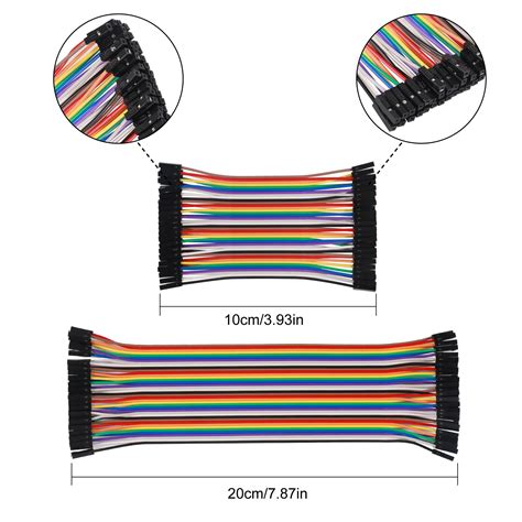 240pcs Jumper Wire Solderless Breadboard 10cm And Vicedeal