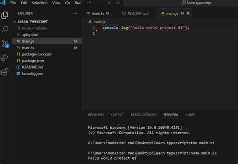 munazzah rao on linkedin my first project of typescript my old