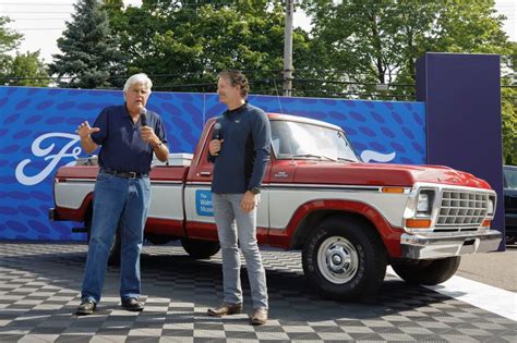 ford and jay leno blend past and future customizing an f 150 lightning to match walmart founder