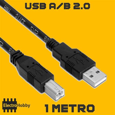 ᐉ Cable Usb Para Arduino Cable Impresora Ab De 1 Metro
