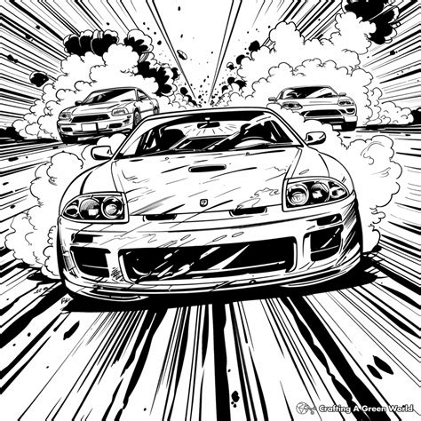 Fast And Furious Coloring Pages Free Printable Car Coloring Pages For