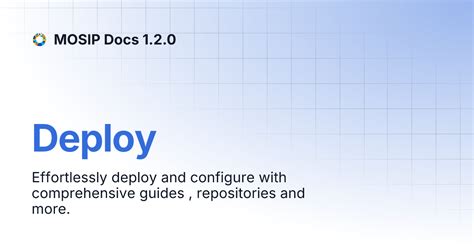 deploy mosip docs 1 2 0