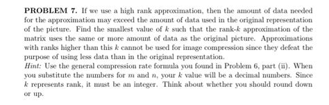 Solved Image Compression Exercises Instructions The Chegg