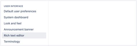 Rich Text Editing Administering Jira Applications Data Center And