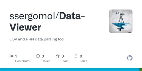 Github Ssergomoldata Viewer Csv And Prn Data Parsing Tool