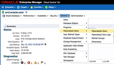 Modificando Materialized Views Oracle Brasil