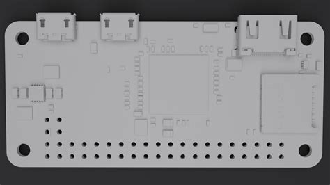 raspberry pi zero 3d model 3d models fetchcfd